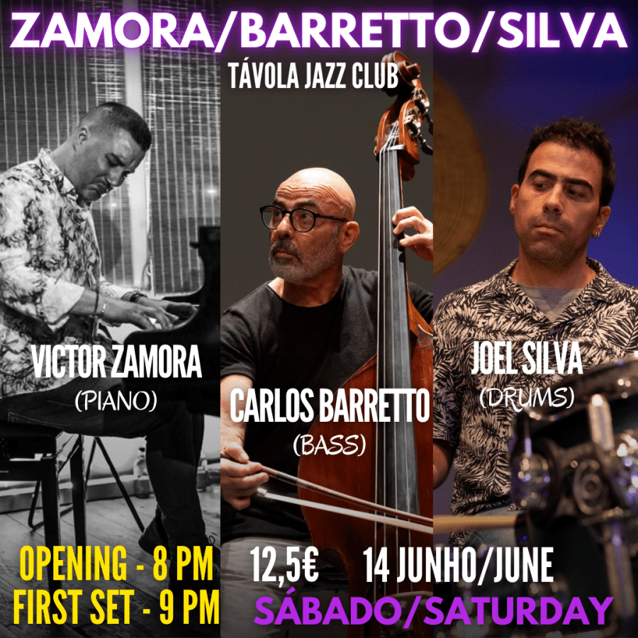 Zamora/Barretto/Silva - Live Jazz no Távola Jazz Club - Viral Agenda