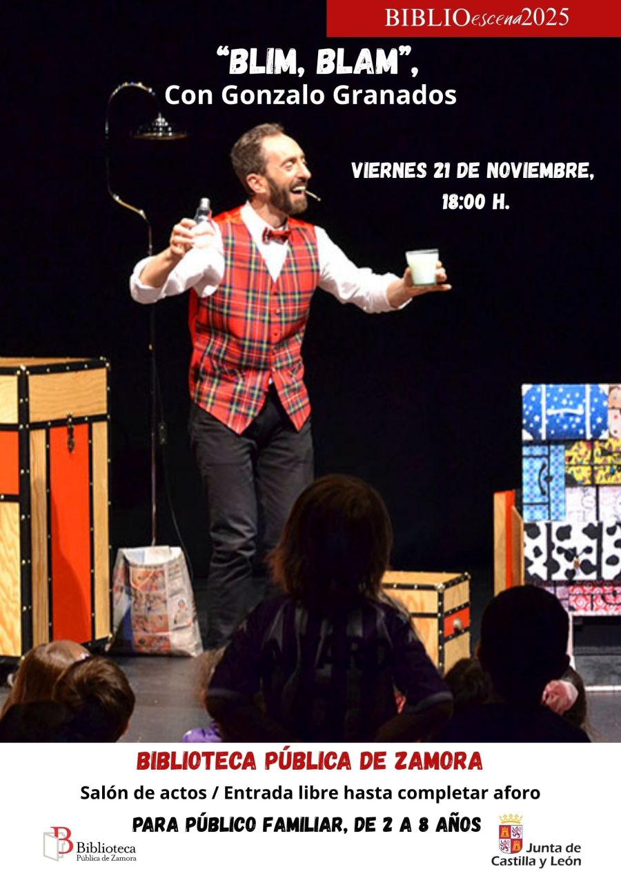 Biblioescena. "Blim, blam", con Gonzalo Granados - VIRAL