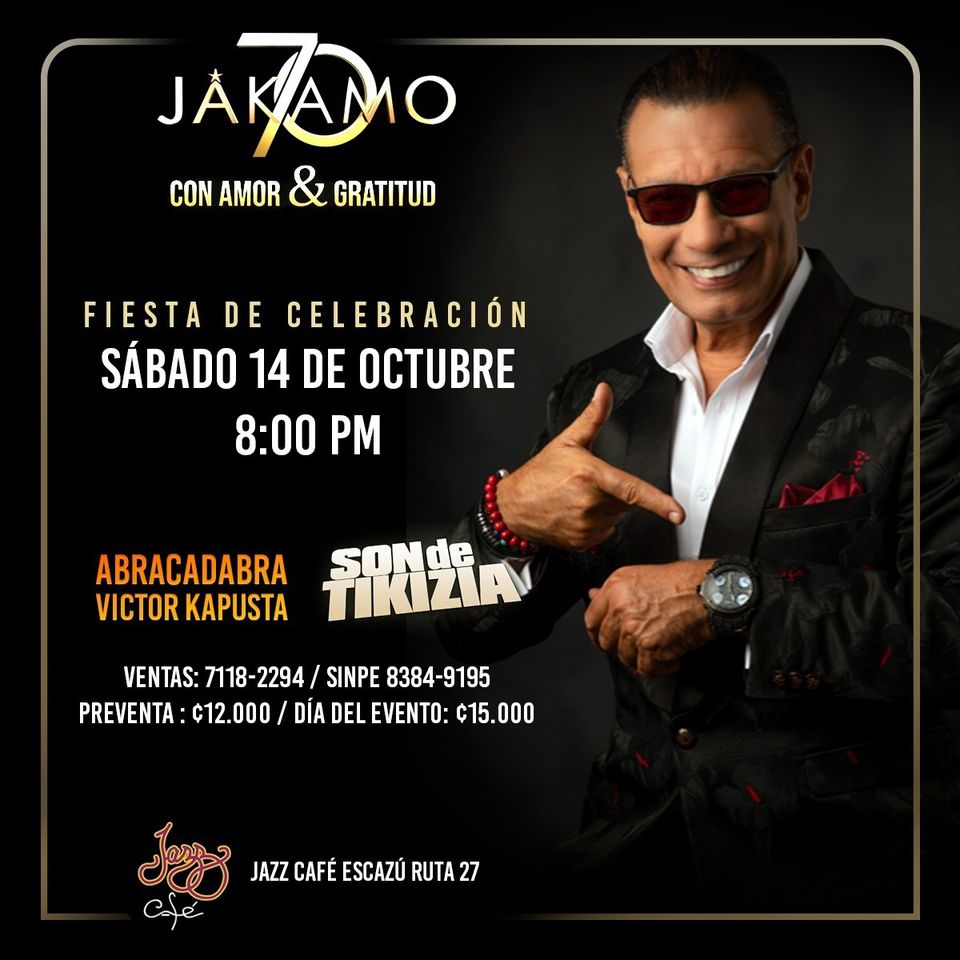 Jákamo celebrando 70 años con Amor y Gratitud - GAM Cultural