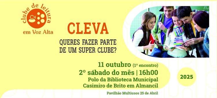 CLEVA - Clube de Leitura em Voz Alta - Viral Agenda