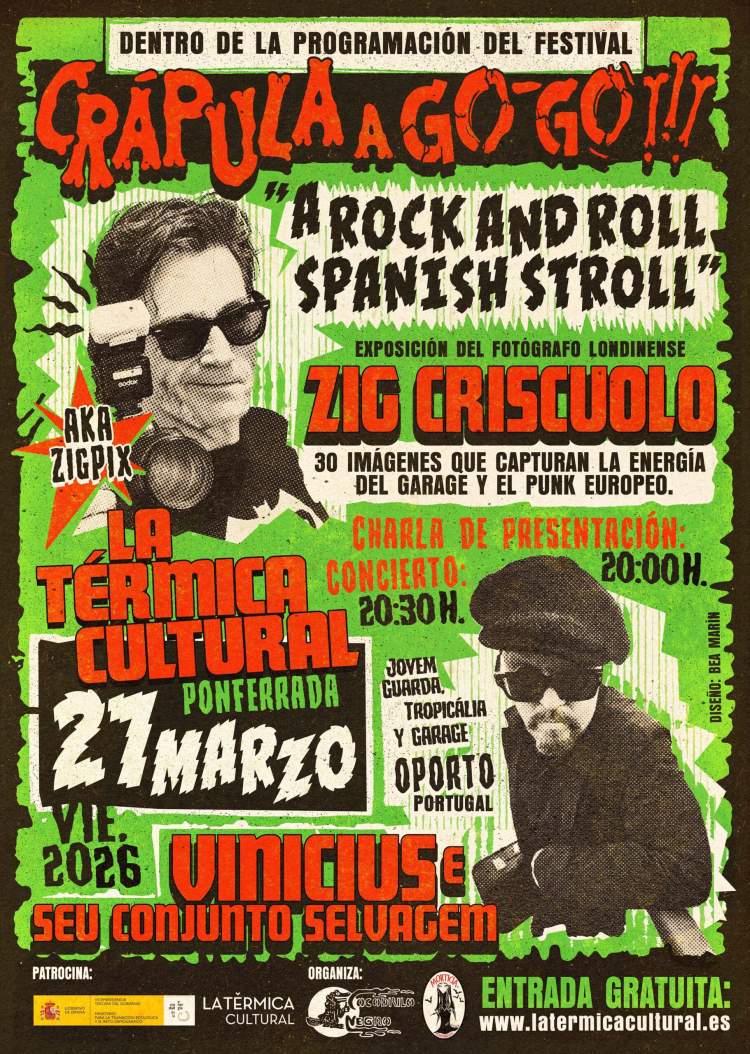 Crápula A Go-Go!!! 2026 | Exposición Zigpix + Concierto Vinicius - VIRAL