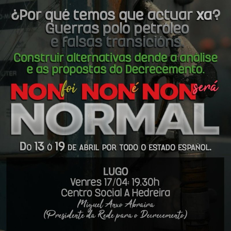No Normal Tour: Por qué hay que actuar ya - VIRAL